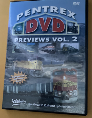 Pentrex Previews Volume 2 ~ Train DVD ~ Railroad, Amtrak, Union Pacific ...