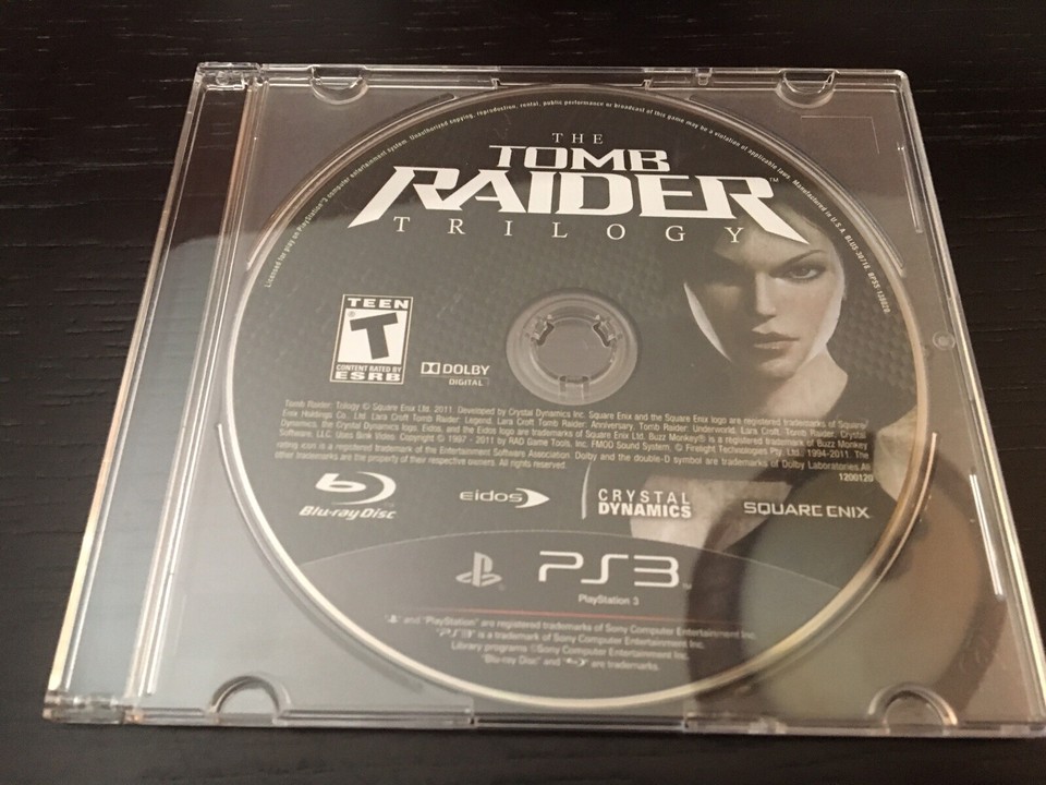 DISC ONLY Tomb Raider: Trilogy (Sony PlayStation 3, 2011) PS3 ...