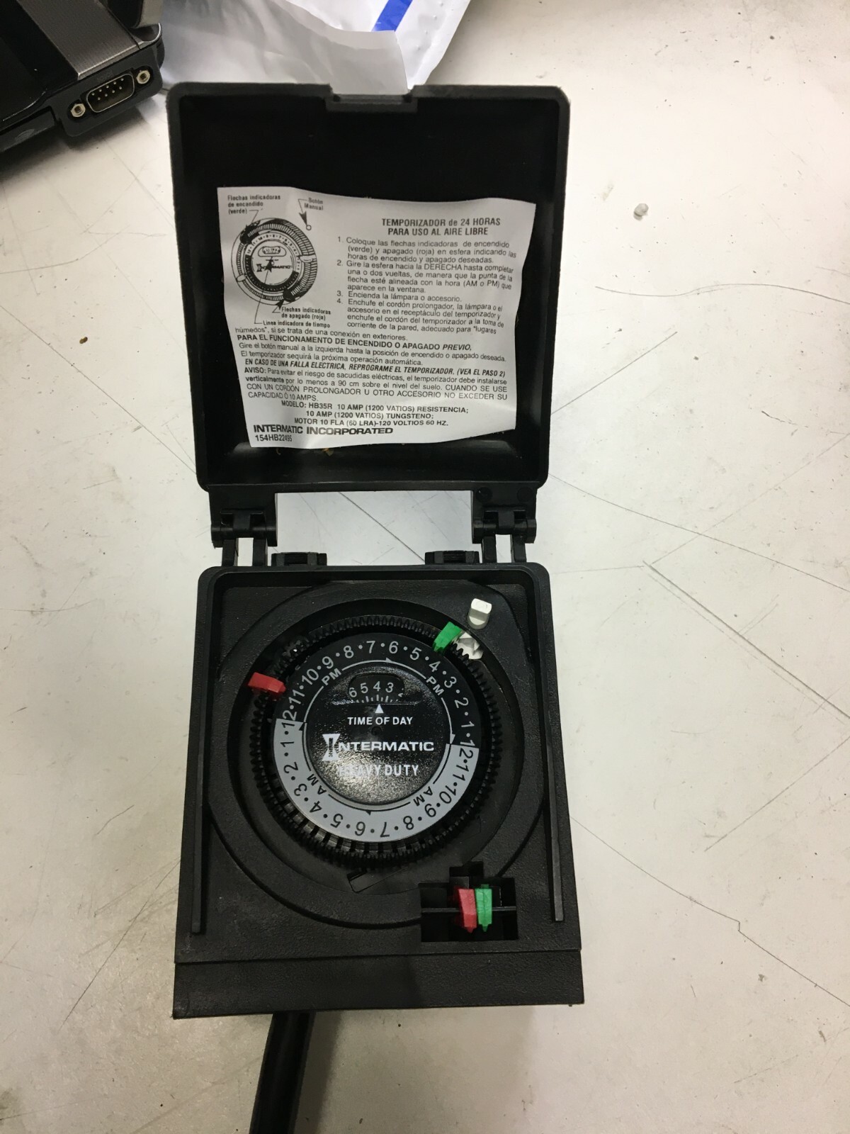 Intermatic HB35R Heavy Duty 24-Hour Outdoor Timer 10Amp 1200W 120V | eBay