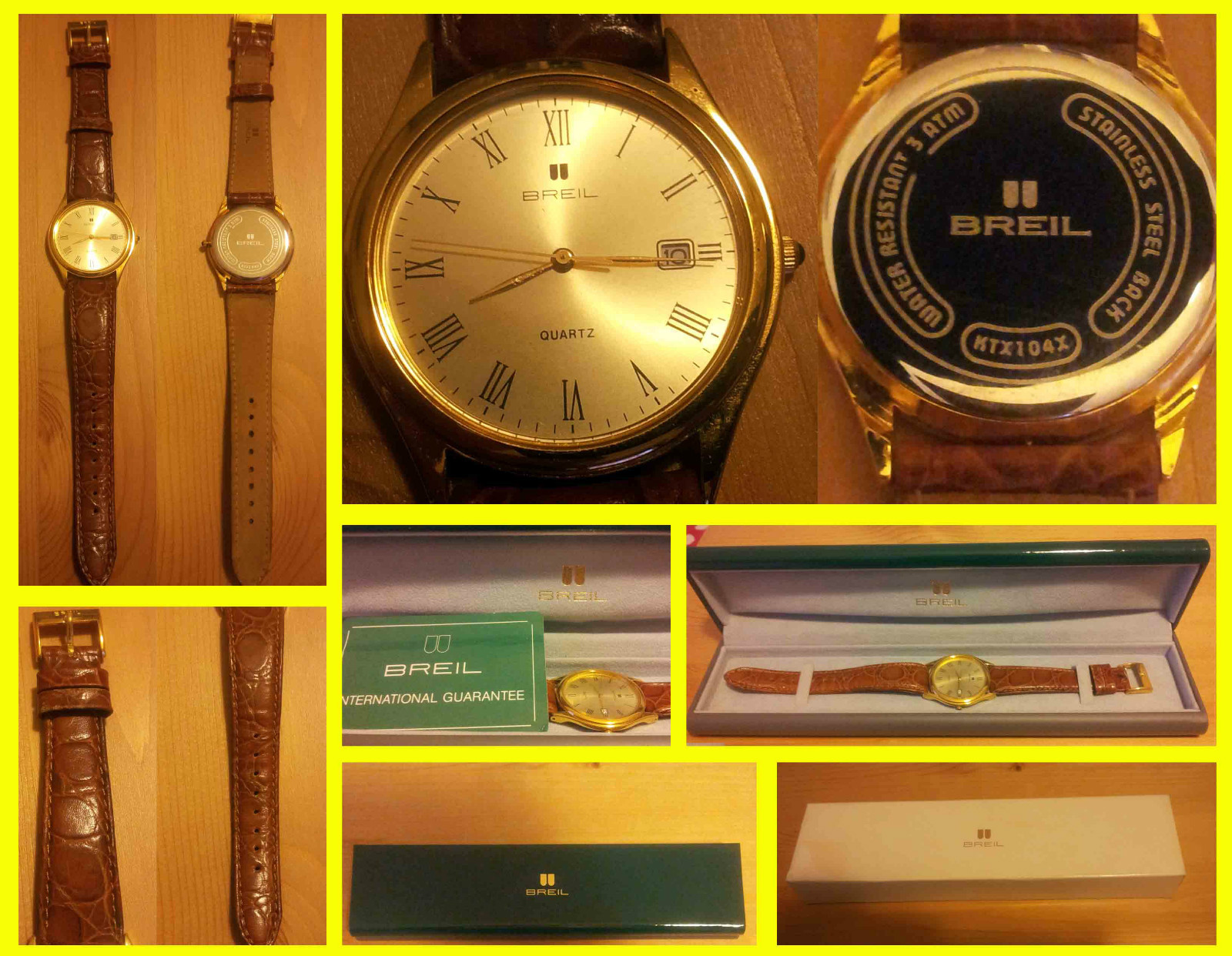 BREIL Gold Plated Watch (Watch Gold Plated Часы позолоченные KTX104X ...