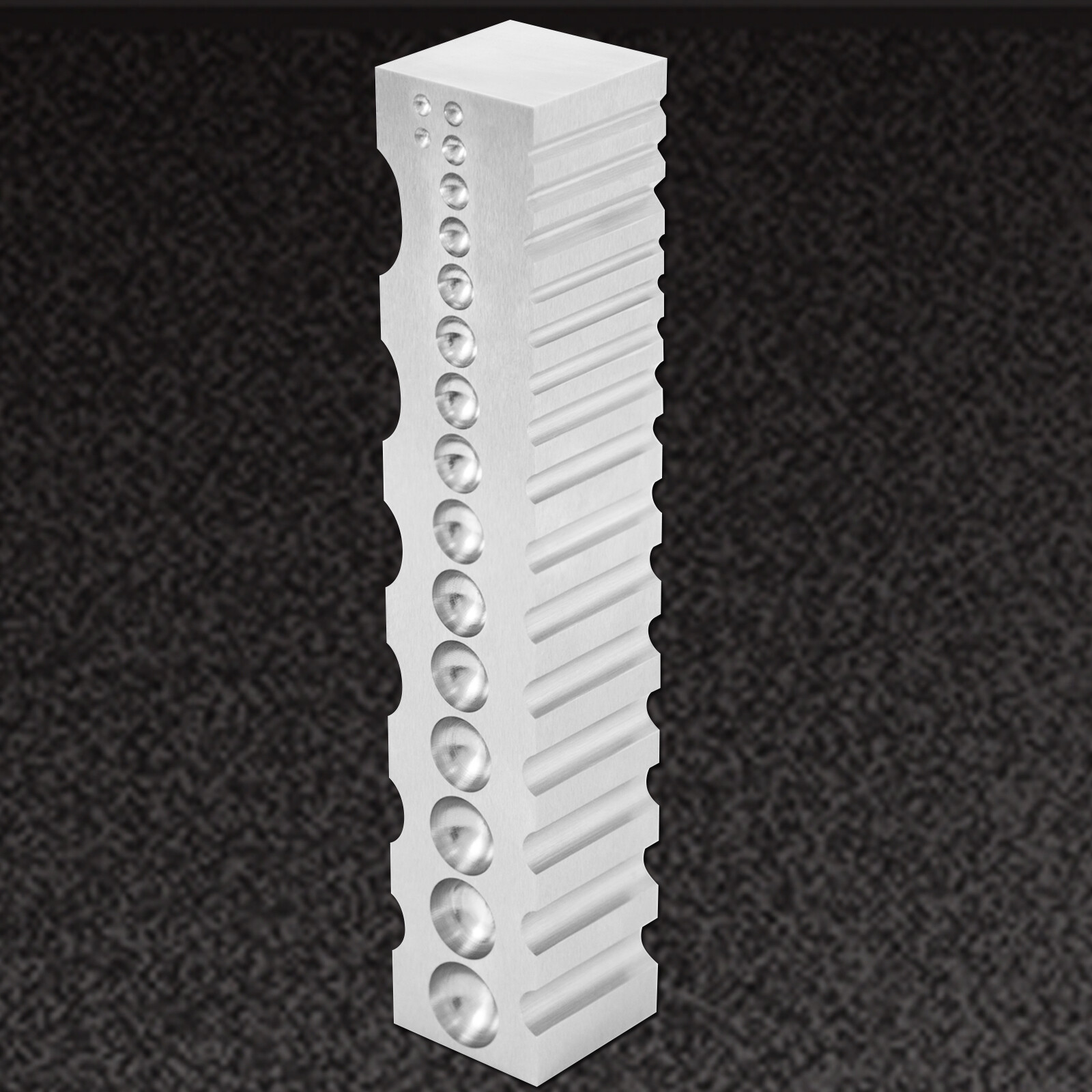 4.5LB U-Channel Swage Block Jewelry Making Tool Multi Shaped Block for ...