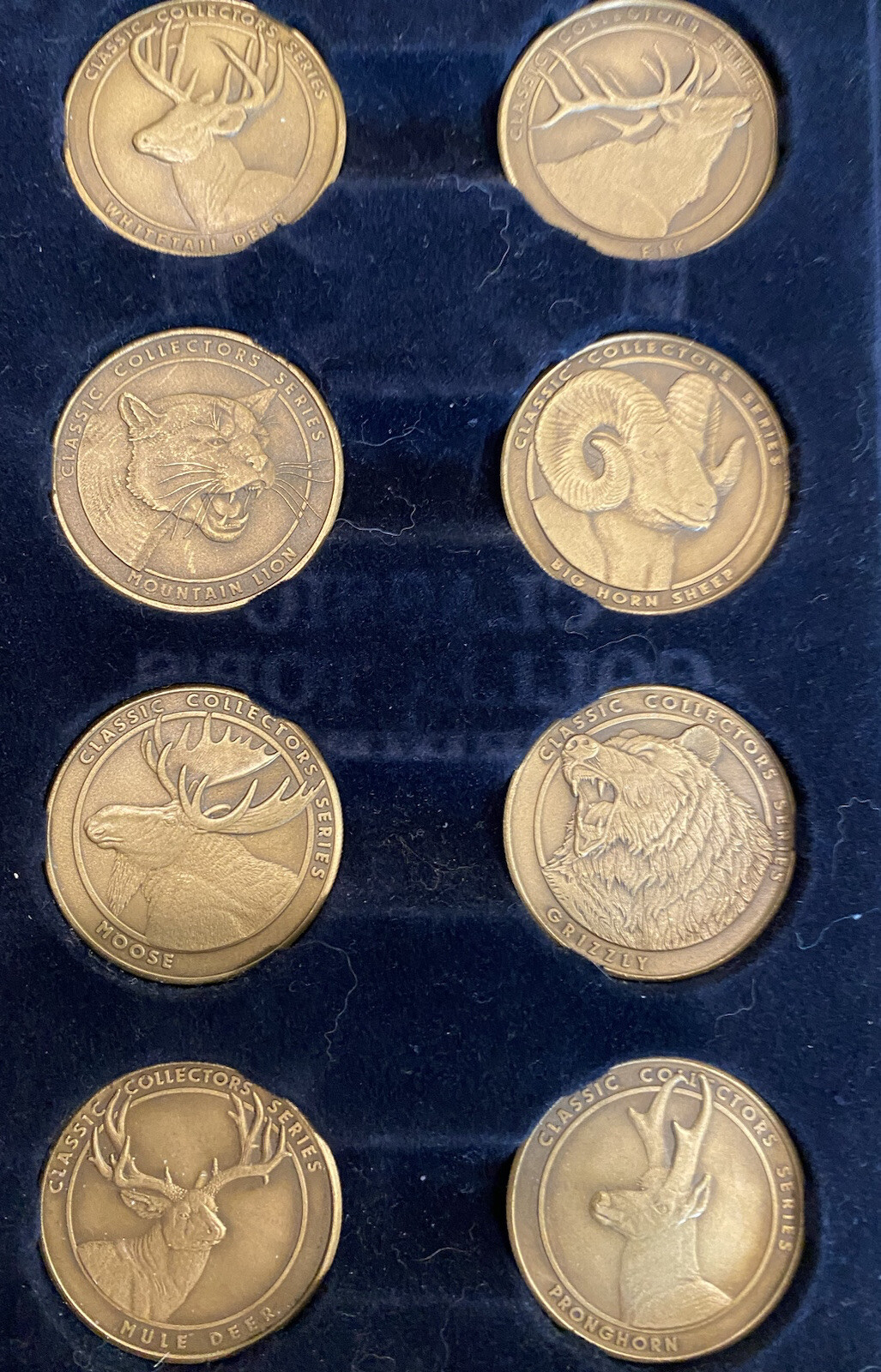 NRA Classic Collector's Series Coins Full Set 8 Coins Wildlife ...
