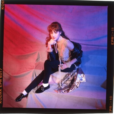 Tiffany 1980's Pop Singer Glamour Photo Shoot Original 2.25 x 2.25 ...