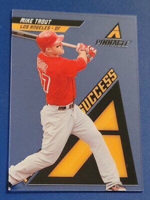 2013 Panini MIKE TROUT Pinnacle Of Success #PS3 - LA Angels, 3-time MVP ...