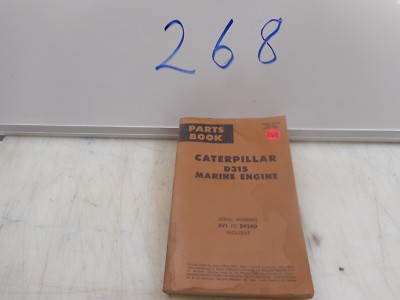 CATERPILLAR D315 MARINE ENGINE PARTS BOOK | eBay