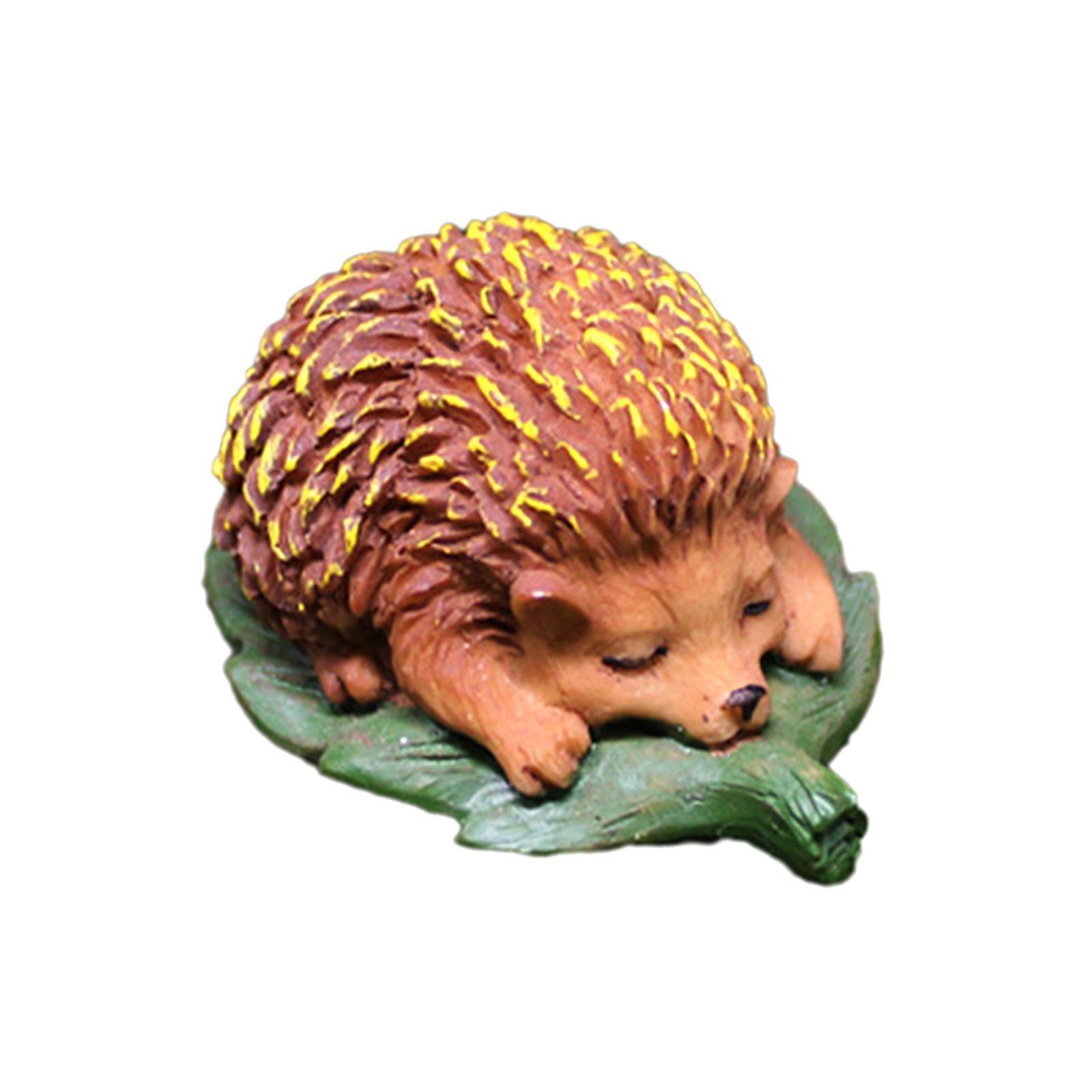 Hedgehog Statue Resin Hedgehog Figurine Novelty Gift | eBay