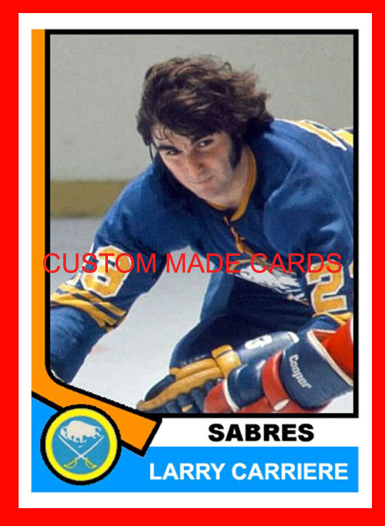 BUFFALO SABRES Like 1974-75 Set Style CUSTOM MADE Hockey Cards YOU PICK ...
