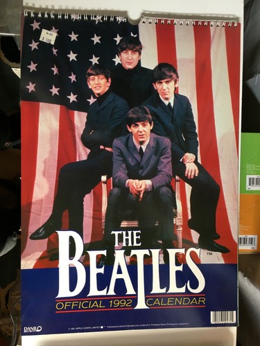 THE BEATLES 12 MONTH 1992 CALENDAR 16" X 12", DANILO CALENDARS POSTERS ...
