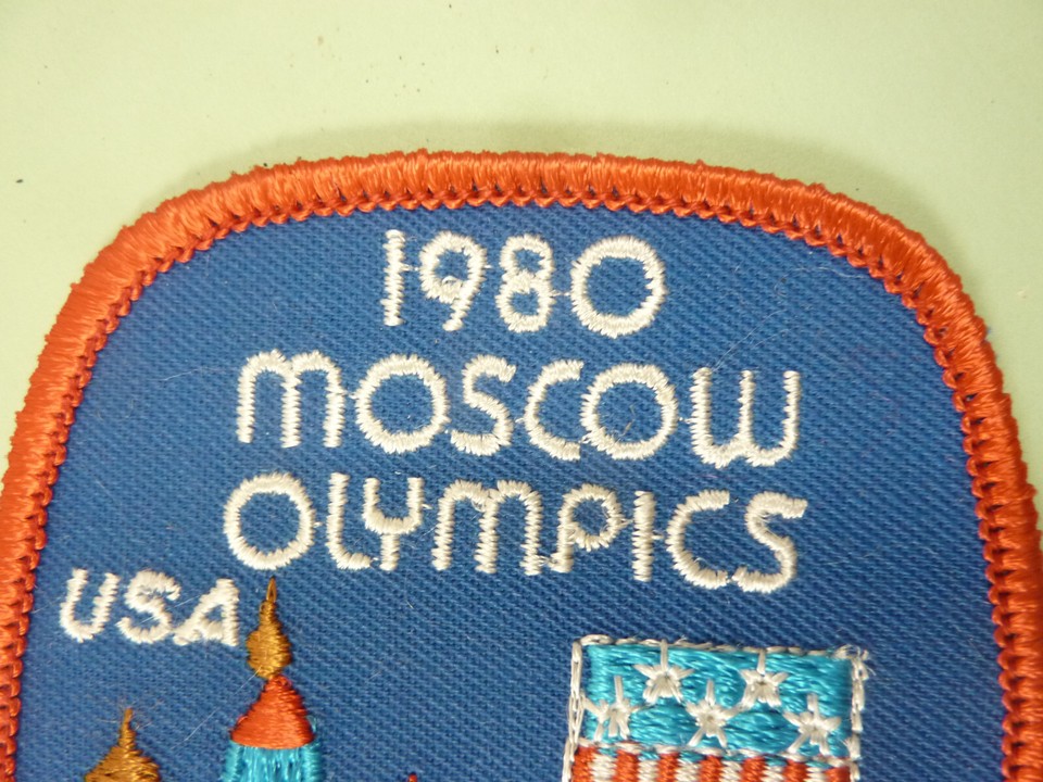 1980 Moscow Olympics Original Patch USA | eBay