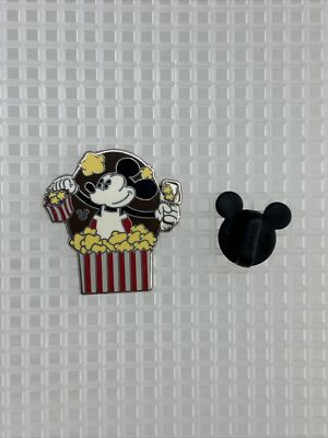 Genuine Disney Pie Eye Mickey Mouse with Popcorn Collectible Trading ...