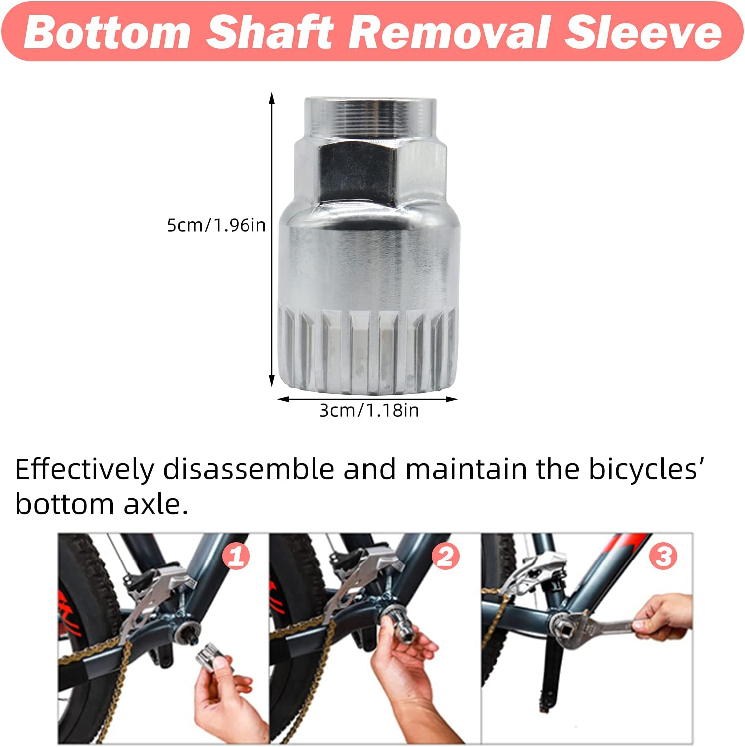 Bike Chain Tools Set Worthplanet 5 Pcs Chain Breaker Splitter Tool with ...