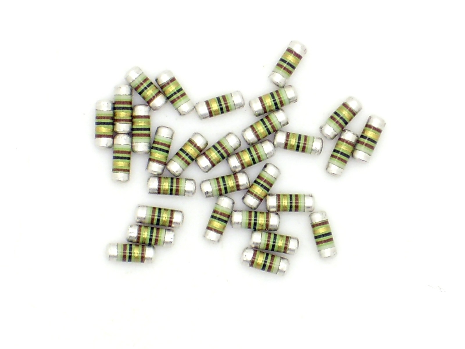 30x Mini-Melf 91Ohm +/-1% 0,25W Widerstände (91R,91Ω,Widerstand,SMD ...