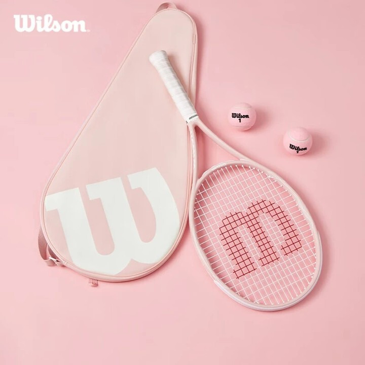 WILSON Intrigue Special Edition Recreational Racket+Cover Strung Sakura ...