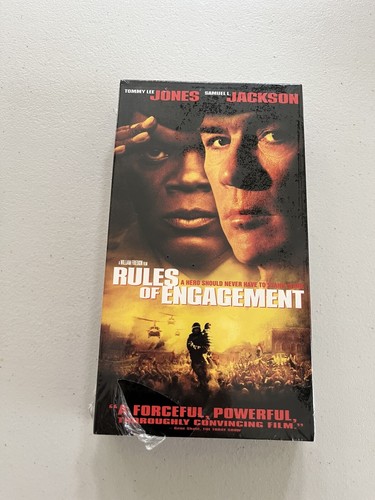 Rules Of Engagement VHS Samuel L Jackson And Tommy Lee Jones NEW | eBay