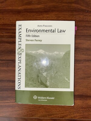Environmental Law by Steven Ferrey (2009, Trade Paperback, Student ...