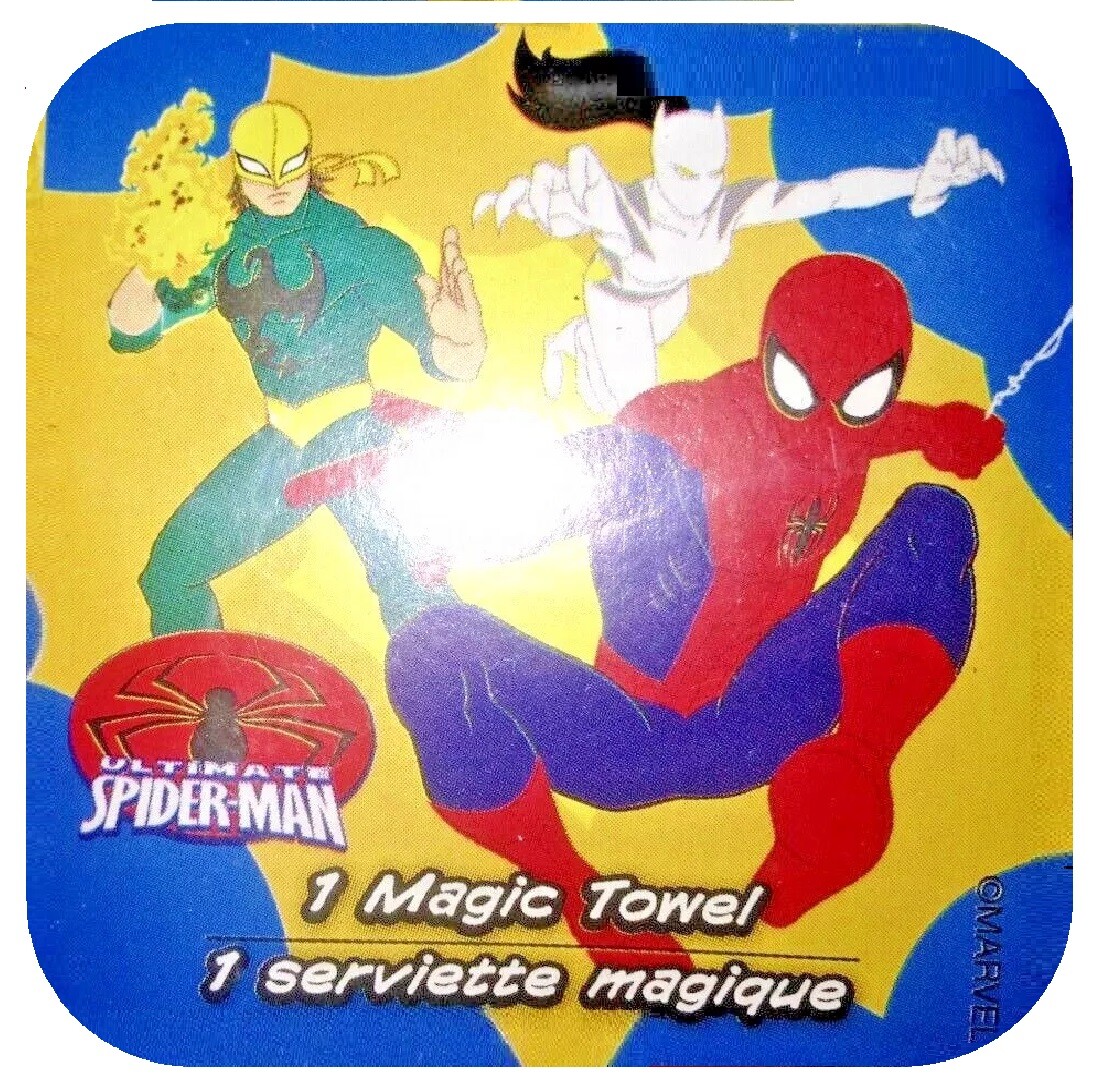 Marvel Ultimate Spider-Man Spidey 11" X 11" Magic Towel Disney ...