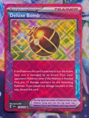 Deluxe Bomb - 134/142 Stellar Crown Ultra Rare Ace Spec Pokemon Card NM ...