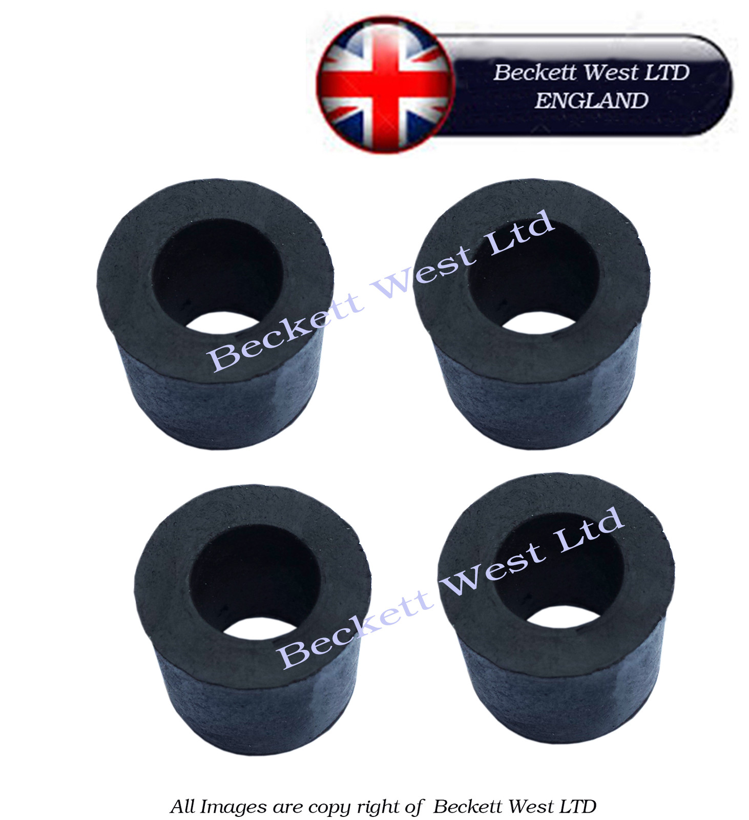 DIRT BIKE SHOCK ABSORBER BUSH BRITISH MOTORCYCLE SUSPENSION RUBBER BUSH ...