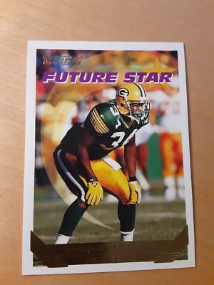 1993 Topps Gold#126 Edgar Bennett Green Bay Packers Rookie Football ...
