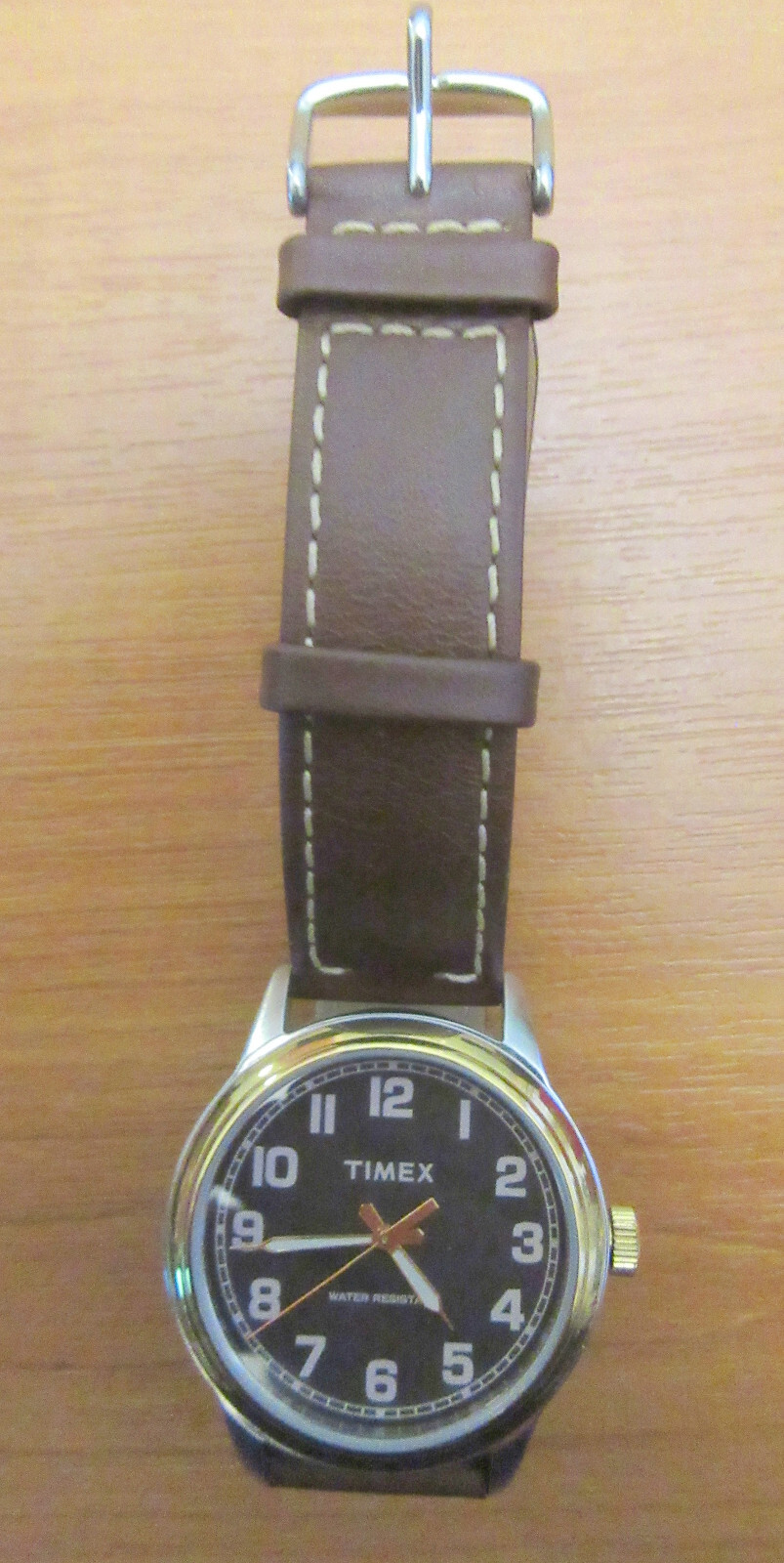 Timex Model 2R229000 Mens Wristwatch . Leather Wristband. | eBay UK