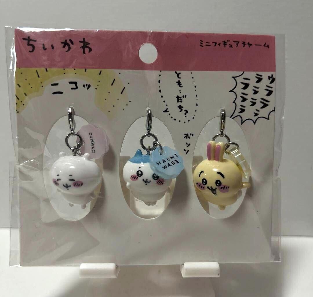 Chiikawa Mini Figure Key Charm Chikawa Rabbit Usagi Hachiware Set Of 3 ...