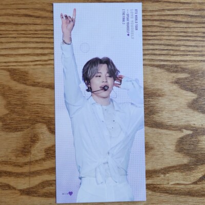 Jimin Official Photo Bookmark BTS World Tour Love Yourself Speak ...