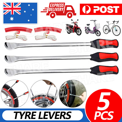 5x Tyre Levers Spoon Tire Irons Motorcycle Tool Kit Motorbike Outdoor ...