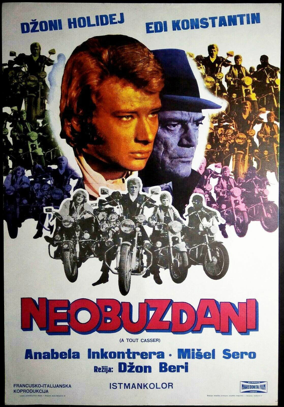 A TOUT CASSER FRENCH JOHNNY HALLIDAY 1967 MOTORCYCLE VINTAGE EXYUGO ...