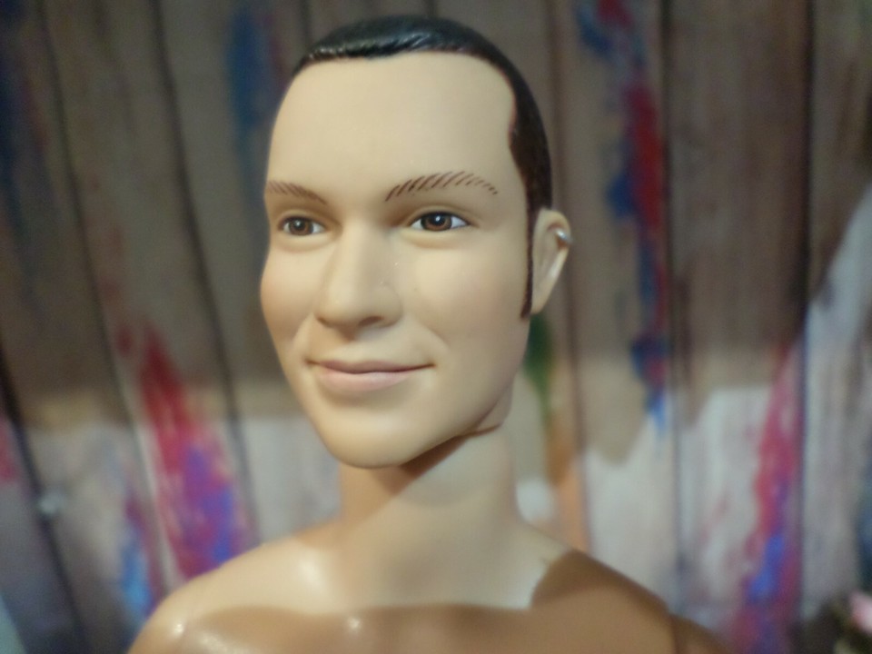 Ken Size hybrid doll (Paul S Club 7 head by Hasbro w Ken body by Mattel ...