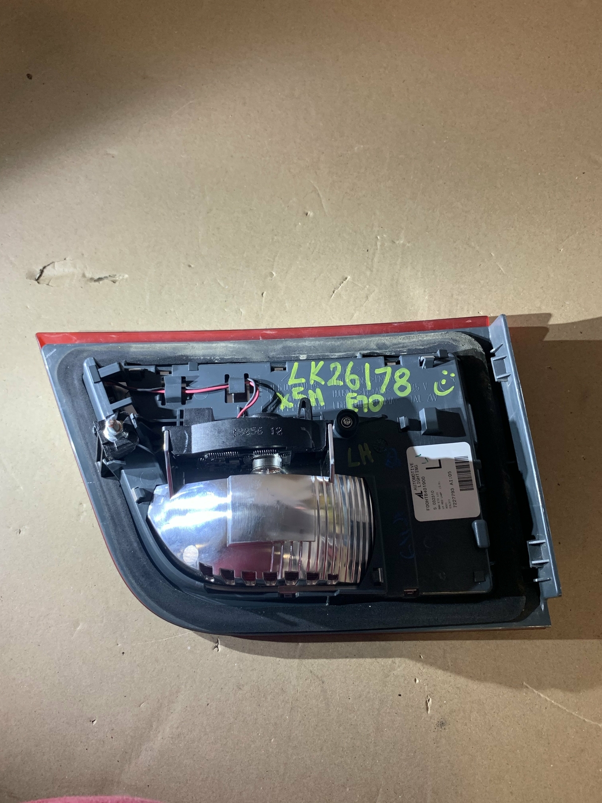 BMW X5 Series X5M E70 Left Side Trunk Light 7227793 63217227793 | eBay