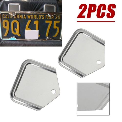 2PCS Car California License Plate Year & Month Tag Holder Vintage Style ...
