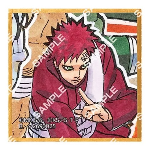 Paper products Gaara (Fifth Kazekage) “Mame Gasha Shikishi NARUTOP99 ...