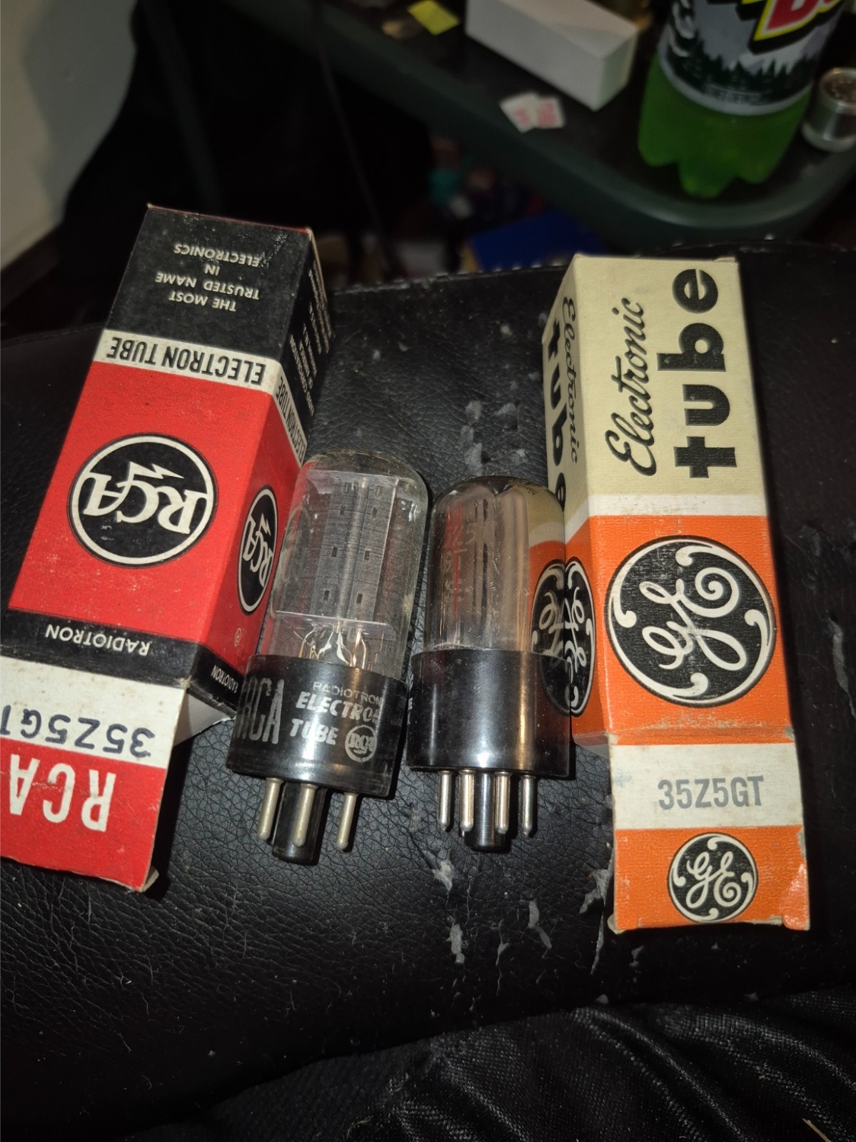 2 Excellent strong new in box Rca &GE 35Z5GT / 35Z5 tubes #1226 | eBay