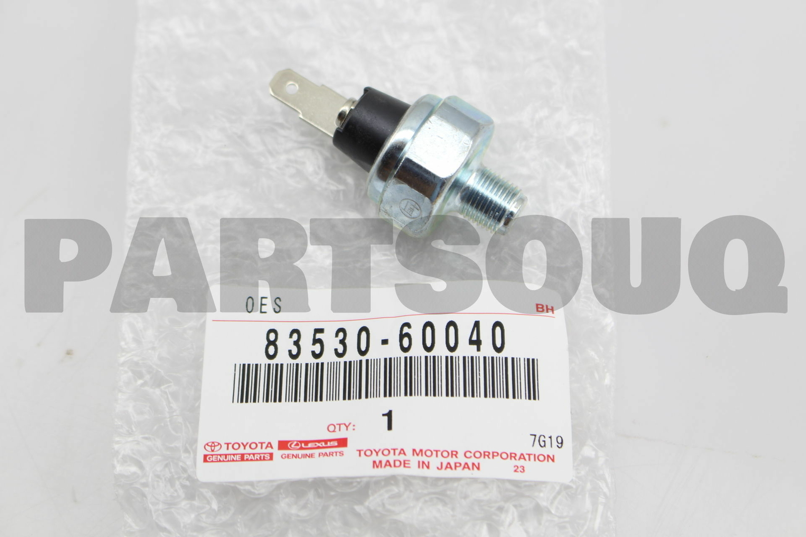 8353060040 Genuine Toyota SWITCH ASSY, OIL PRESSURE (FOR ENGINE) 83530 ...