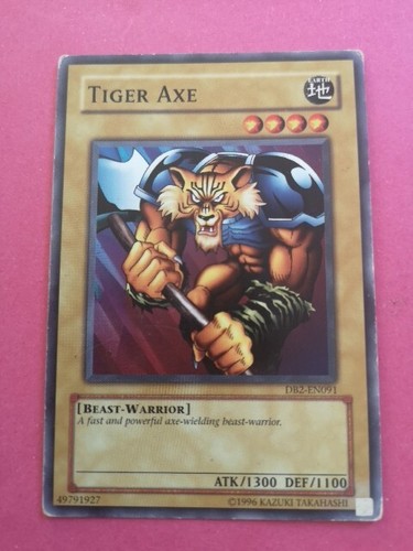 Tiger Axe Yu-Gi-Oh Card Anglais Db2-en091 | eBay