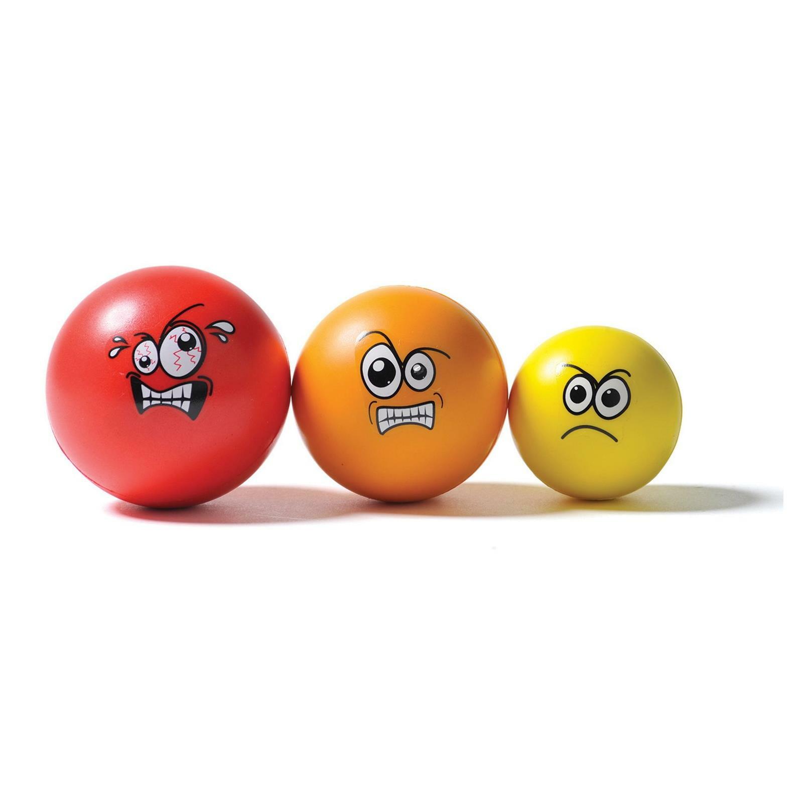 Anger Management Anti Stress Balls Set of 3 Office Gift Executive Toys ...
