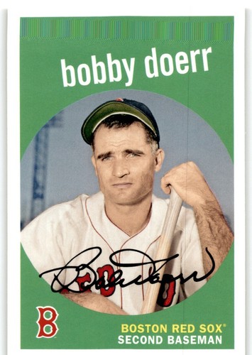 2018 TOPPS ARCHIVES BOBBY DOERR BOSTON RED SOX #49 | eBay