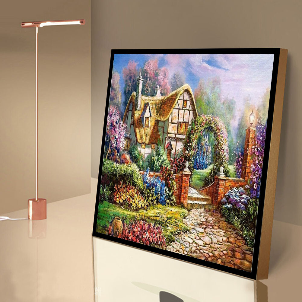 5D DIY Full Drill Diamond Painting House Rhinestone Mosaic Craft (B2266 ...