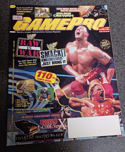 Vintage Gamepro Video Game Magazine October 2001 Issue #157 WWF Raw Is ...