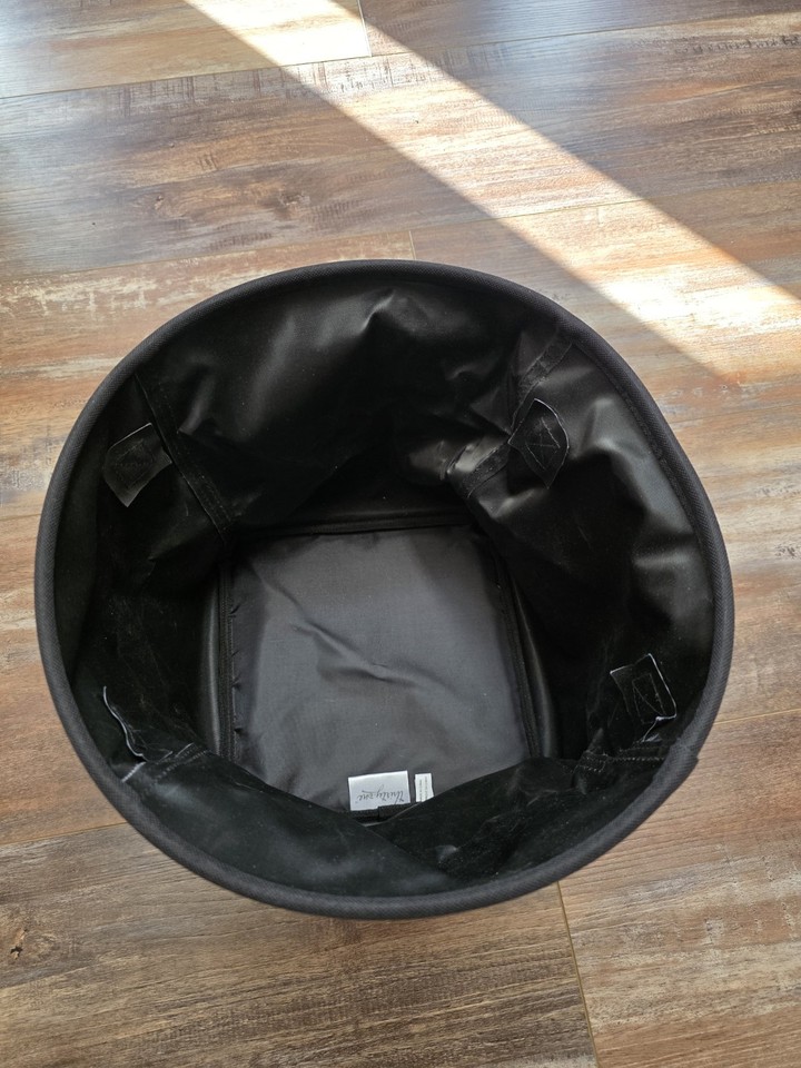 Thirty-One Round Utility Bin Collapsible Tote 9x11 Signature Collection ...