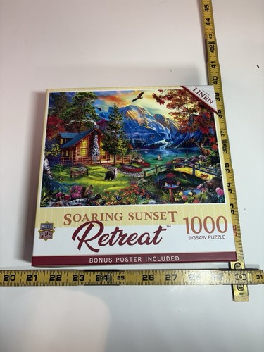 Complete 1000 Piece Jigsaw Puzzle BY MasterPiece (Soaring Sunset) | eBay