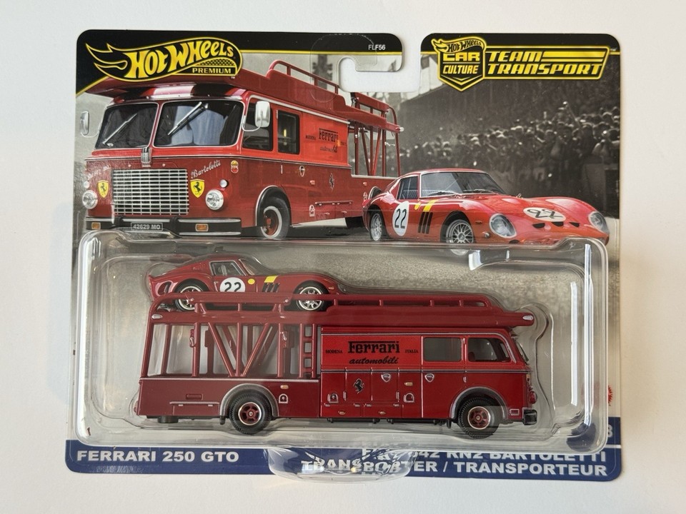 Hot Wheels Ferrari Team Transport Fiat 642 Bartoletti Hauler. Lot & 4 ...
