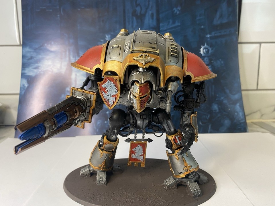 Imperial Knights Knight Canis Rex Well Painted bundle Warhammer 40k GW ...