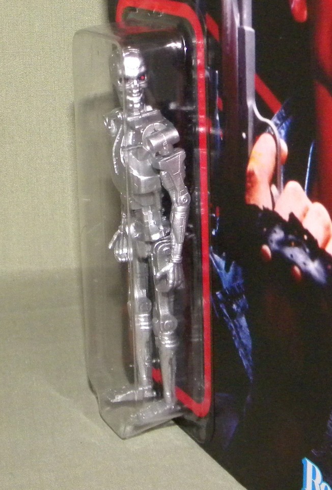 T800 ENDOSKELETON SILVER TERMINATOR ReAction Super7 Retro 3.75" Figure ...