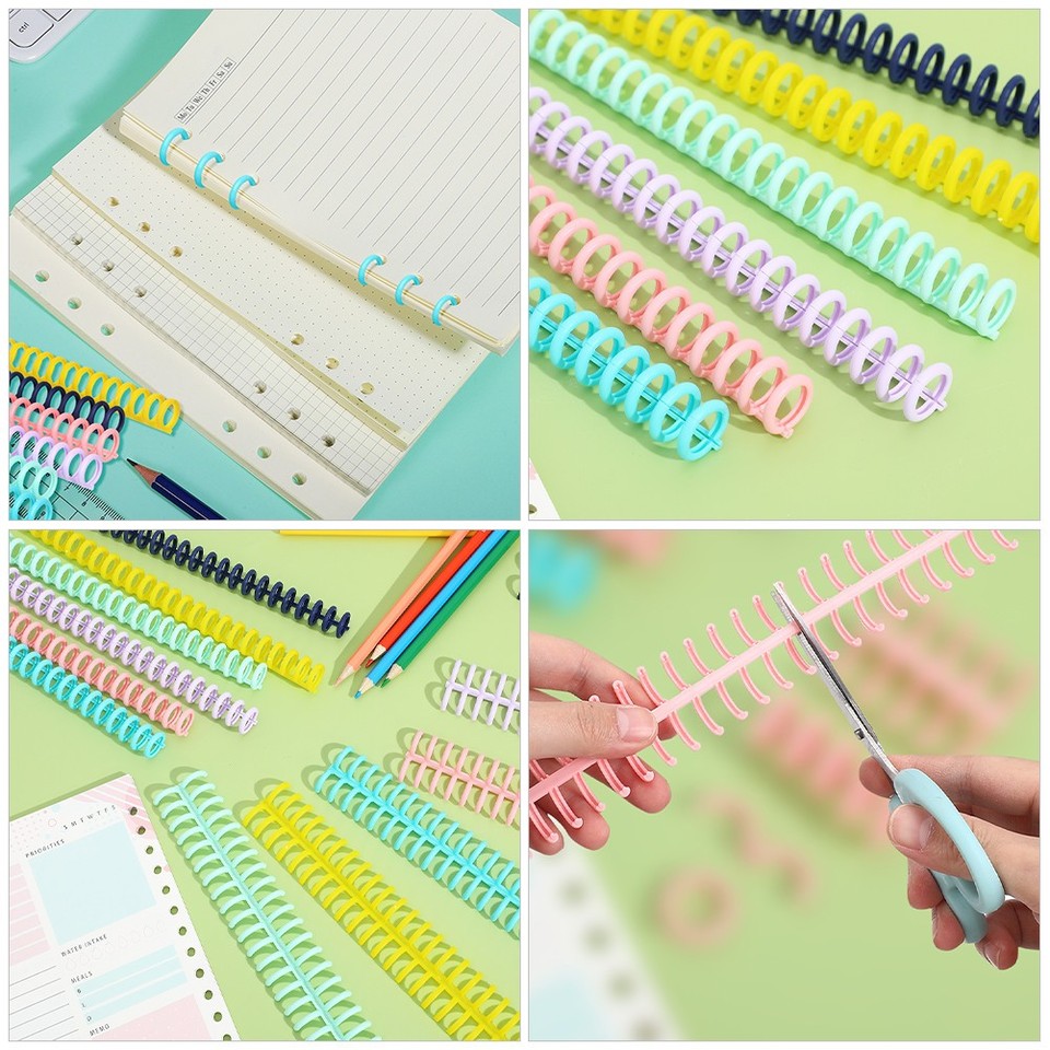 30 Pcs Book Binding Materials Binder Maker Spiral Combs Notebook | eBay ...