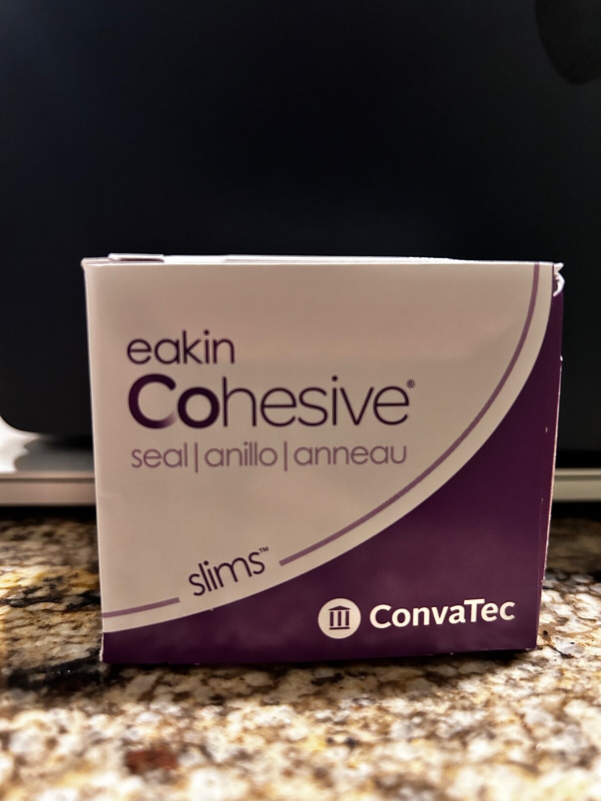 EAKIN COHENSIVE SLIMS CONVATEC 839005 BOX OF 10 ostomy supplies lot of ...
