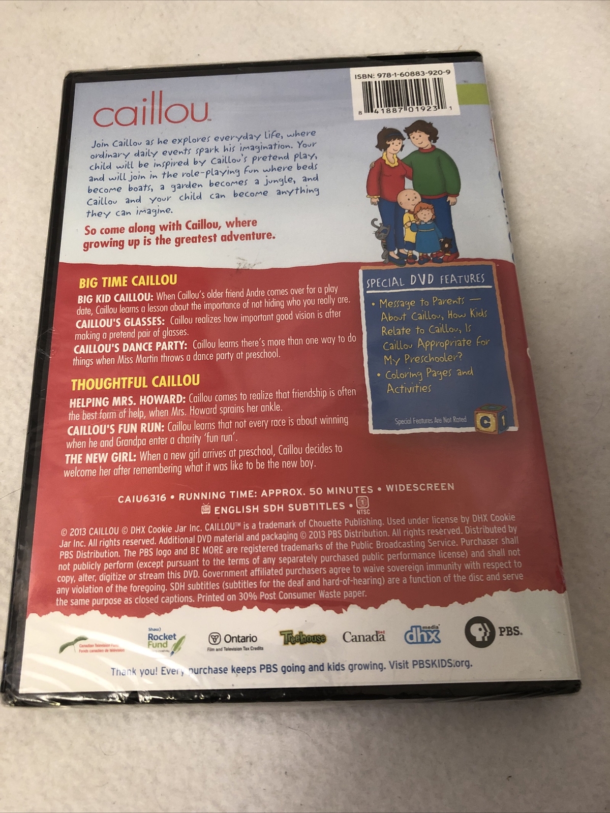 Caillou: Big Kid Caillou (DVD, 2013)(NEW) 841887019231| eBay