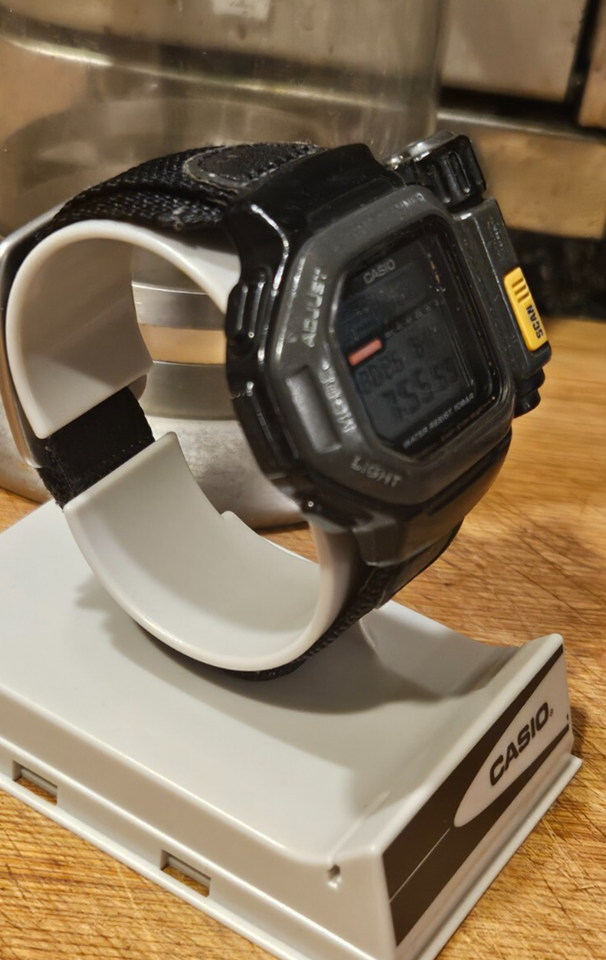 Boxed Casio TSR-100 Thermo Scanner Watch Module 1190 Alarm Chrono ...