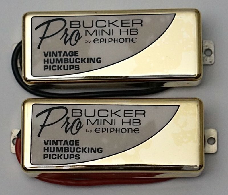 Epiphone Gold Mini Humbuckers ProBucker Pickups For LP SG From OEM | eBay