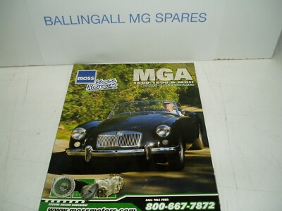 MG MOSS MGA 1500 1600 MK11 PARTS CATALOGUE USA | eBay Australia